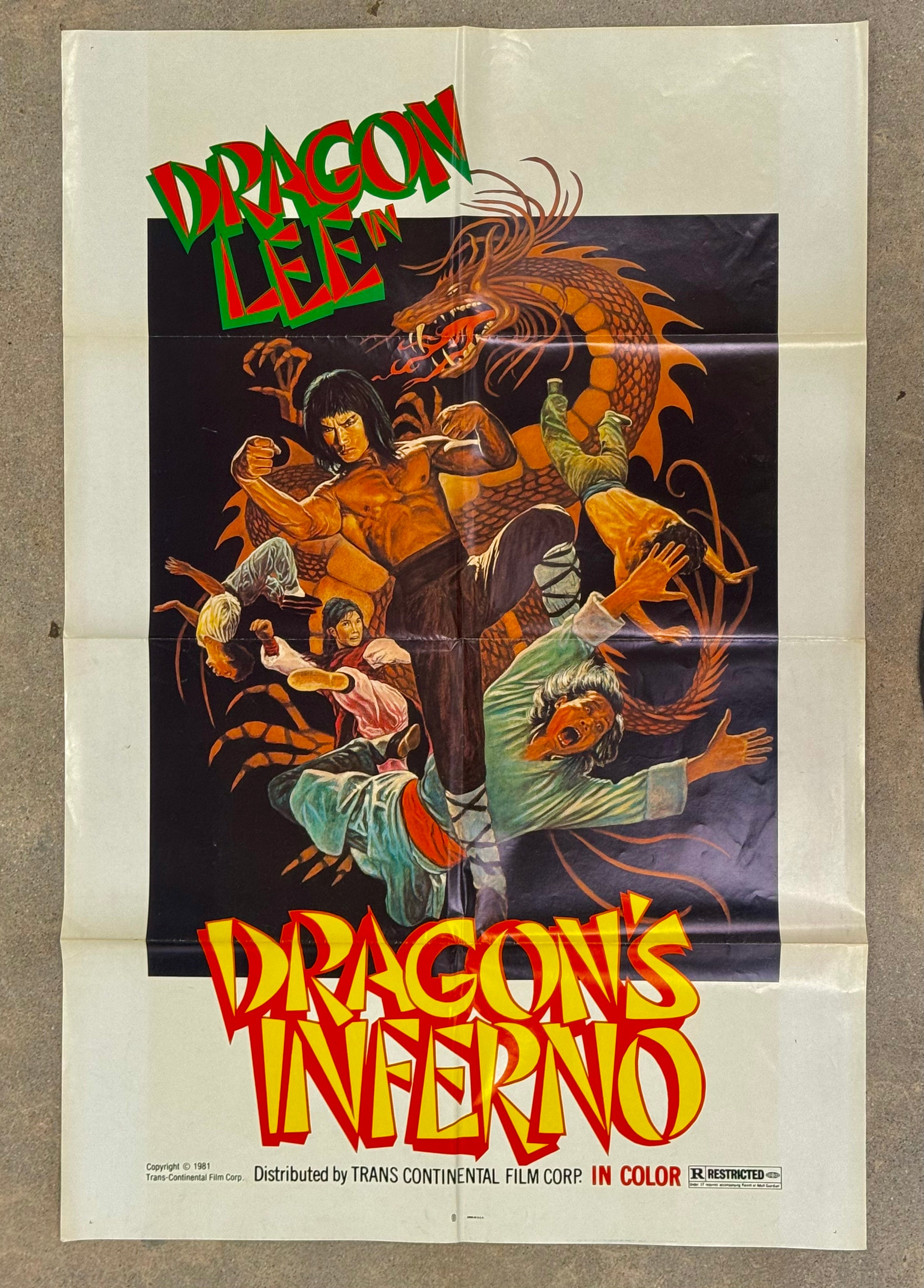 Dragon’s Inferno Poster – Severin Films