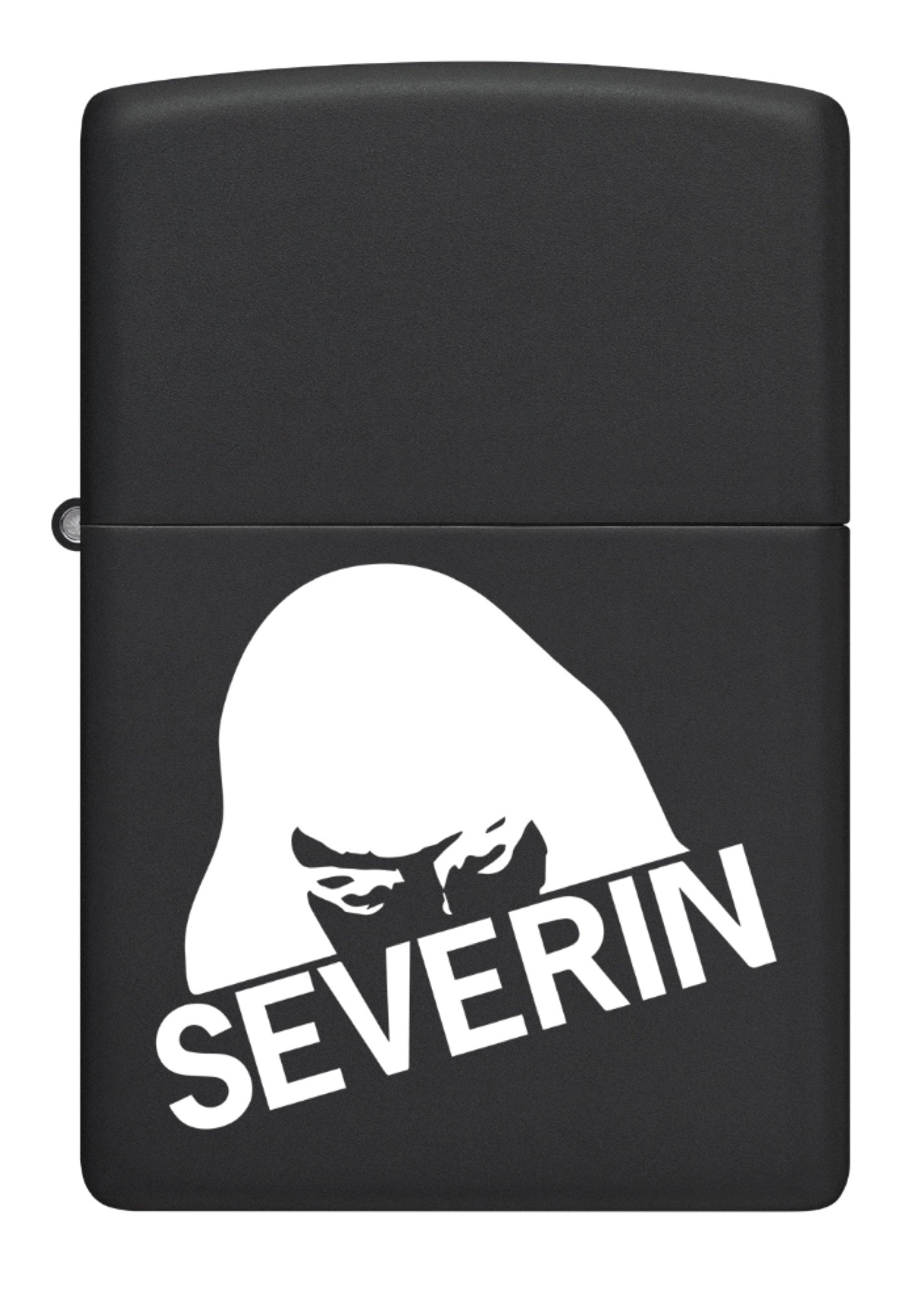 Severin Logo Matte Black Zippo Lighter [Limited to 150] – Severin Films